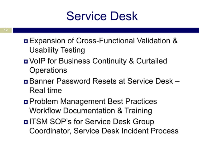 It department meeting presentation slides | PPTX