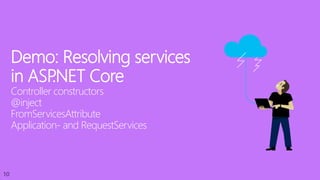 Alex Thissen "It depends: loving .NET Core dependency injection or not" | PDF