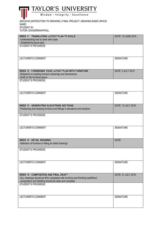 Itd final project tutorial | PDF