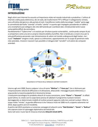 ITDM & PR SOFTWARE vs APT | PDF