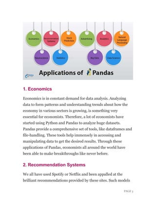 Detailed Report on Basics Of Pandas of Python | PDF