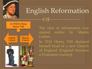 Age of Tudors | PPTX | Christianity | Religion & Spirituality