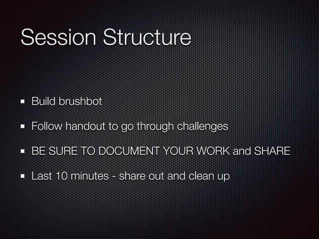 Tink Tank 1: Brushbot #itec14 | PPT