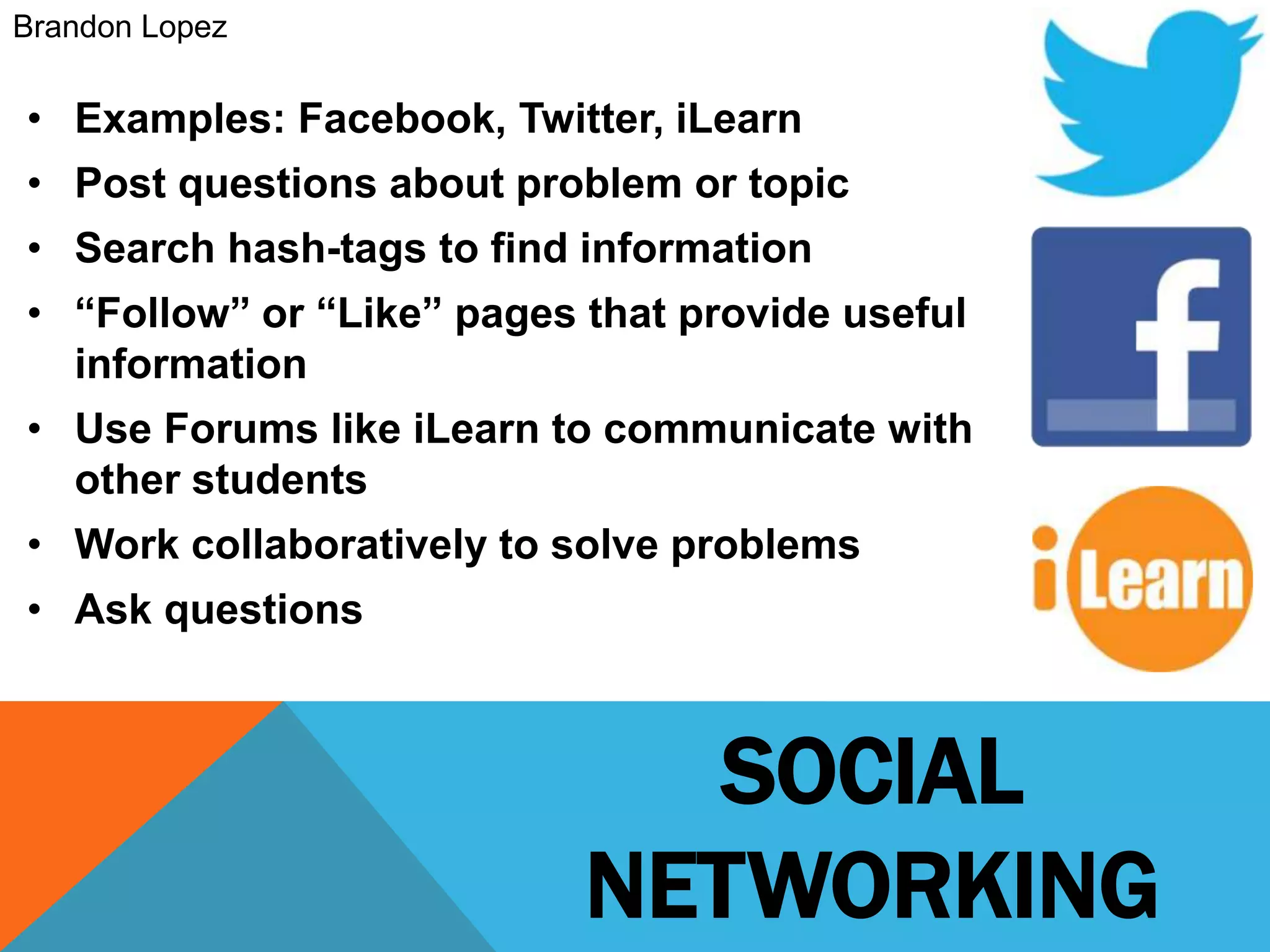 Itec299 - Social Learning | PPTX