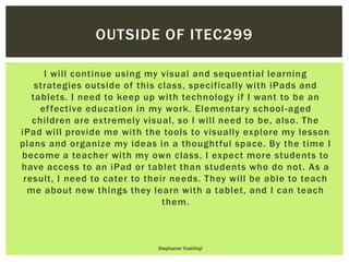 Itec 299 synthesis quest - mobile learning | PPTX