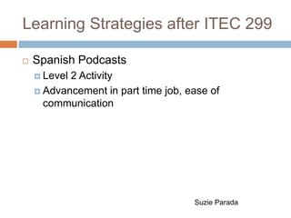 Itec 299 final project suzie parada | PPT