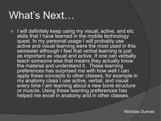 Itec 299 mobile learning | PPT