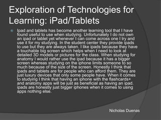 Itec 299 mobile learning | PPT