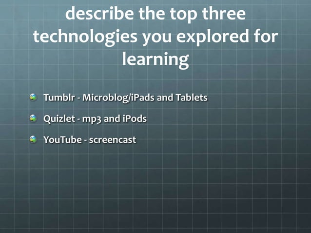 Itec 299 synthesis presentation | PPT