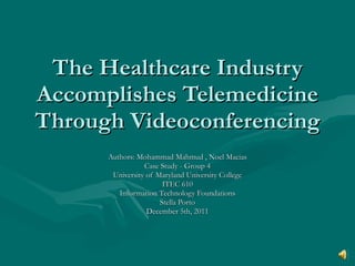 Itec 610 group presentation final | PPT