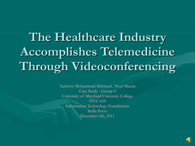 Itec 610 group presentation final | PPT