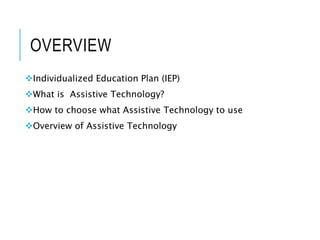 Assistive Technology Presentation | PPT