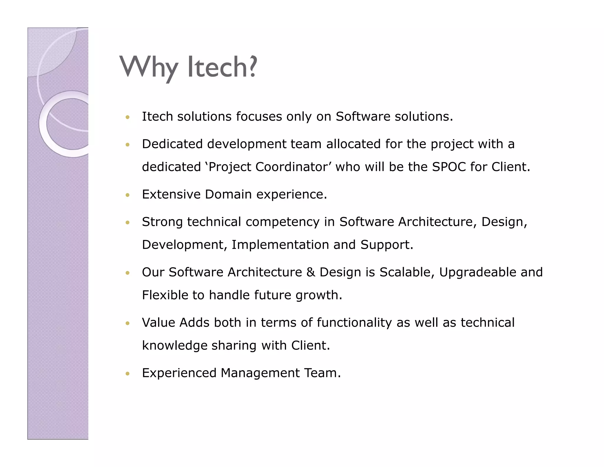 Itech company profile | PDF