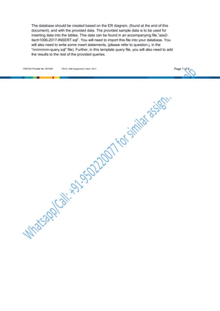 Itech 1006 assignment 2 sem1 2017 (2) | DOC