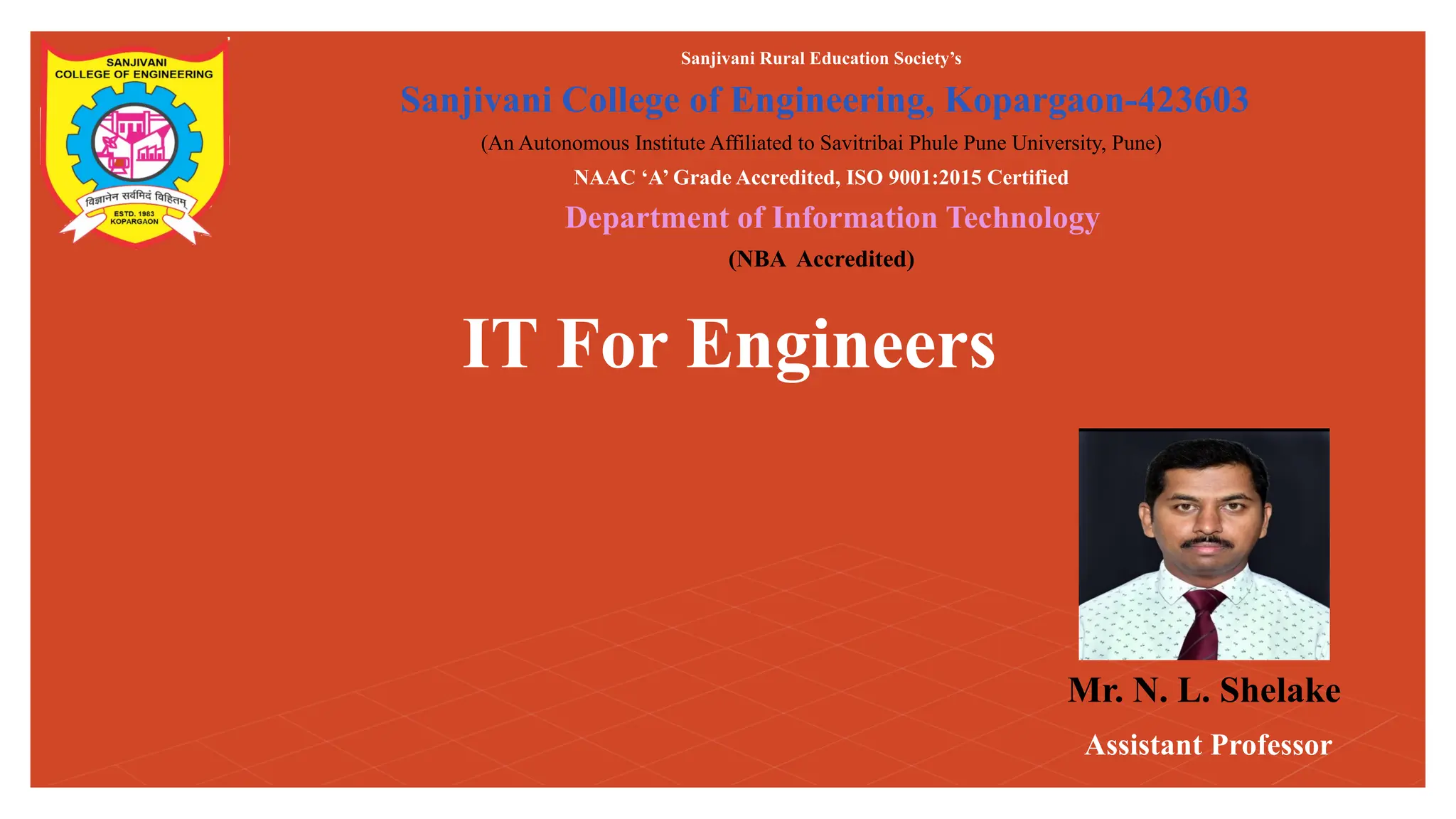 ITE Course Unit 1Productivity Tools For An Engineers | PPTX