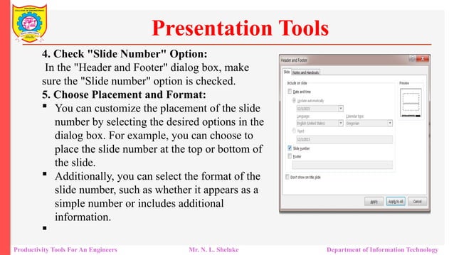 ITE Course Unit 1Productivity Tools For An Engineers | PPTX | Desktop ...