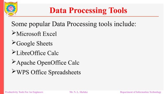 ITE Course Unit 1Productivity Tools For An Engineers | PPTX | Desktop ...
