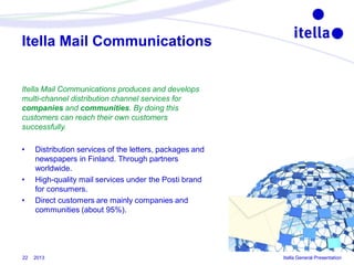 Itella group presentation | PDF