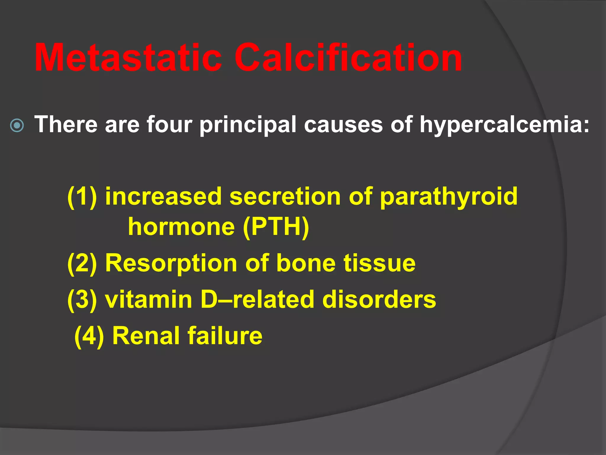 intracellular accumulations, calcifications and cellular ageing. | PPTX