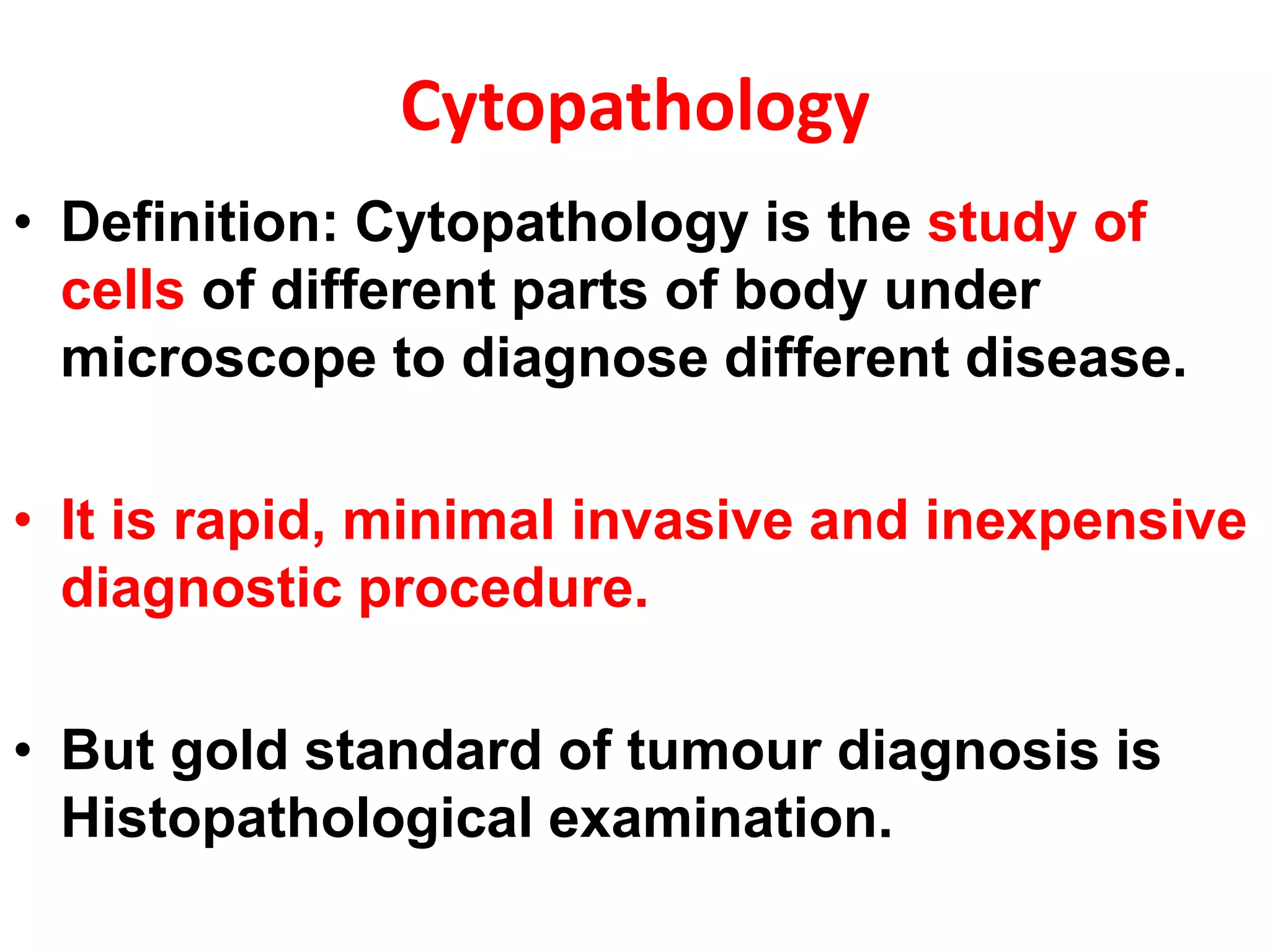 introduction to pathology, tissue processing. Histopathology and ...