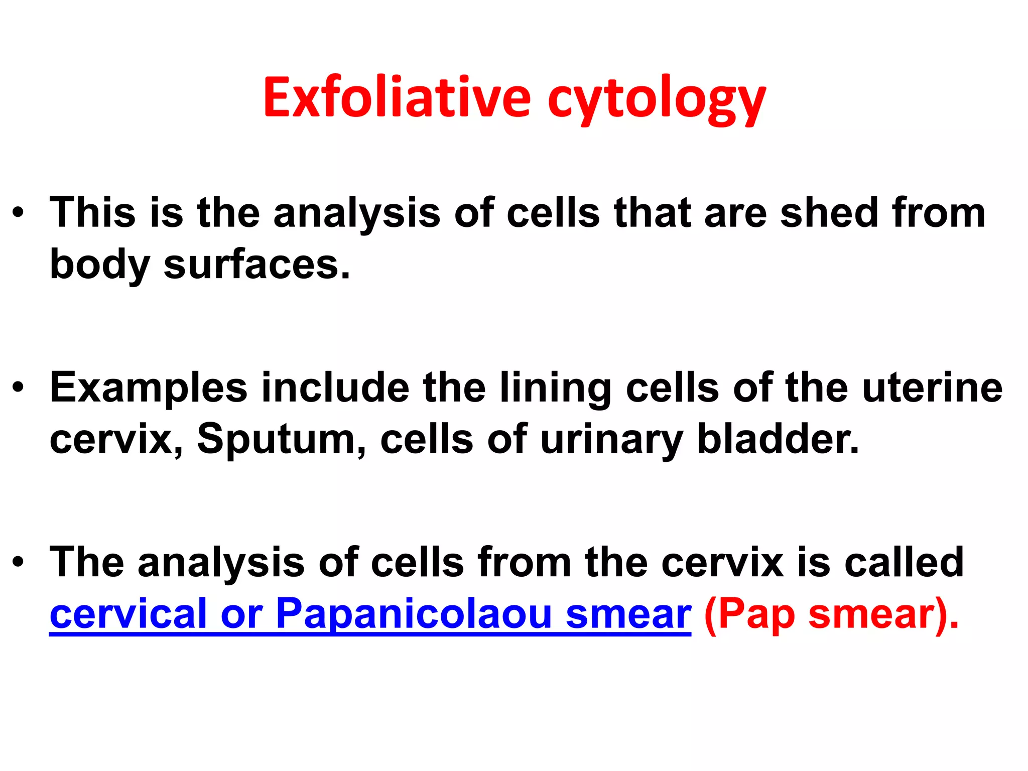 introduction to pathology, tissue processing. Histopathology and ...