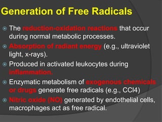 irreversible cell injury, necrosis, apoptosis, free radicles ...