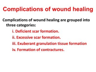 healing and tissue repair | PPTX