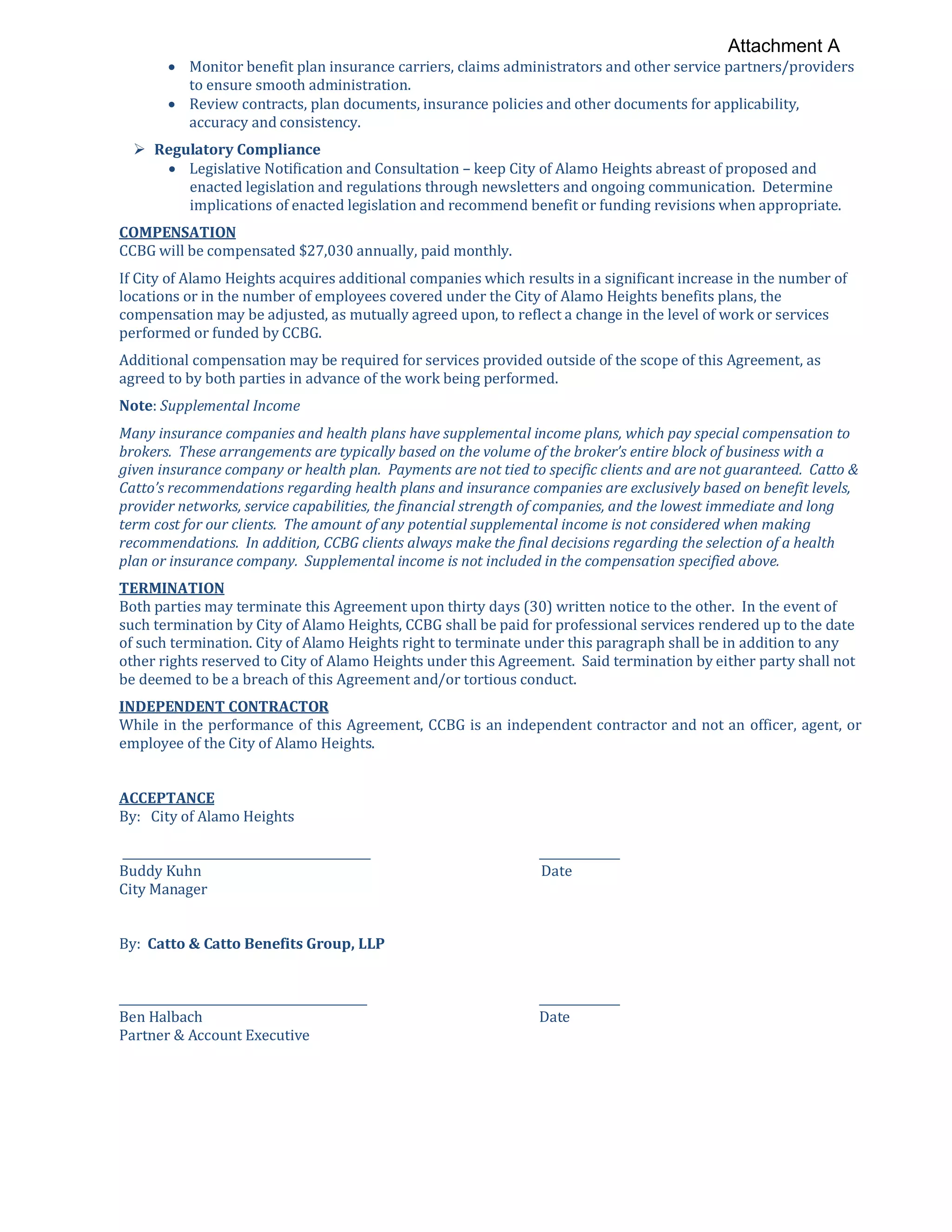 Item # 10 - Insurance Broker Renewal | PDF