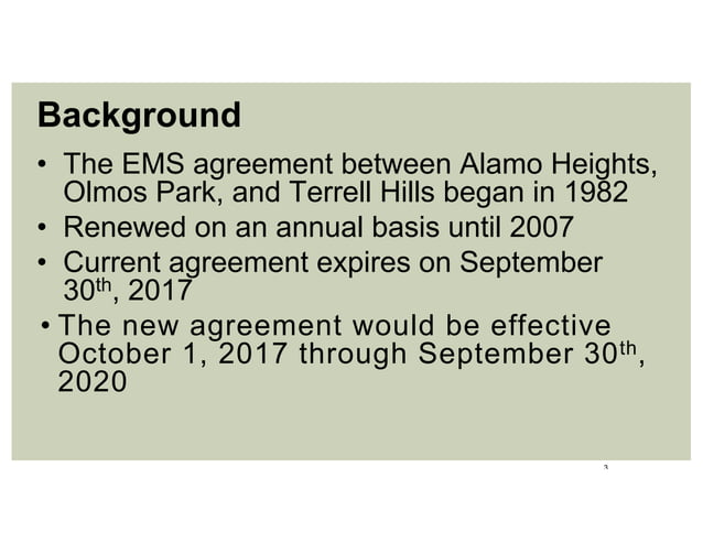 Item #10 ppt ems contrat renewal | PDF | Healthcare Industry | Industries