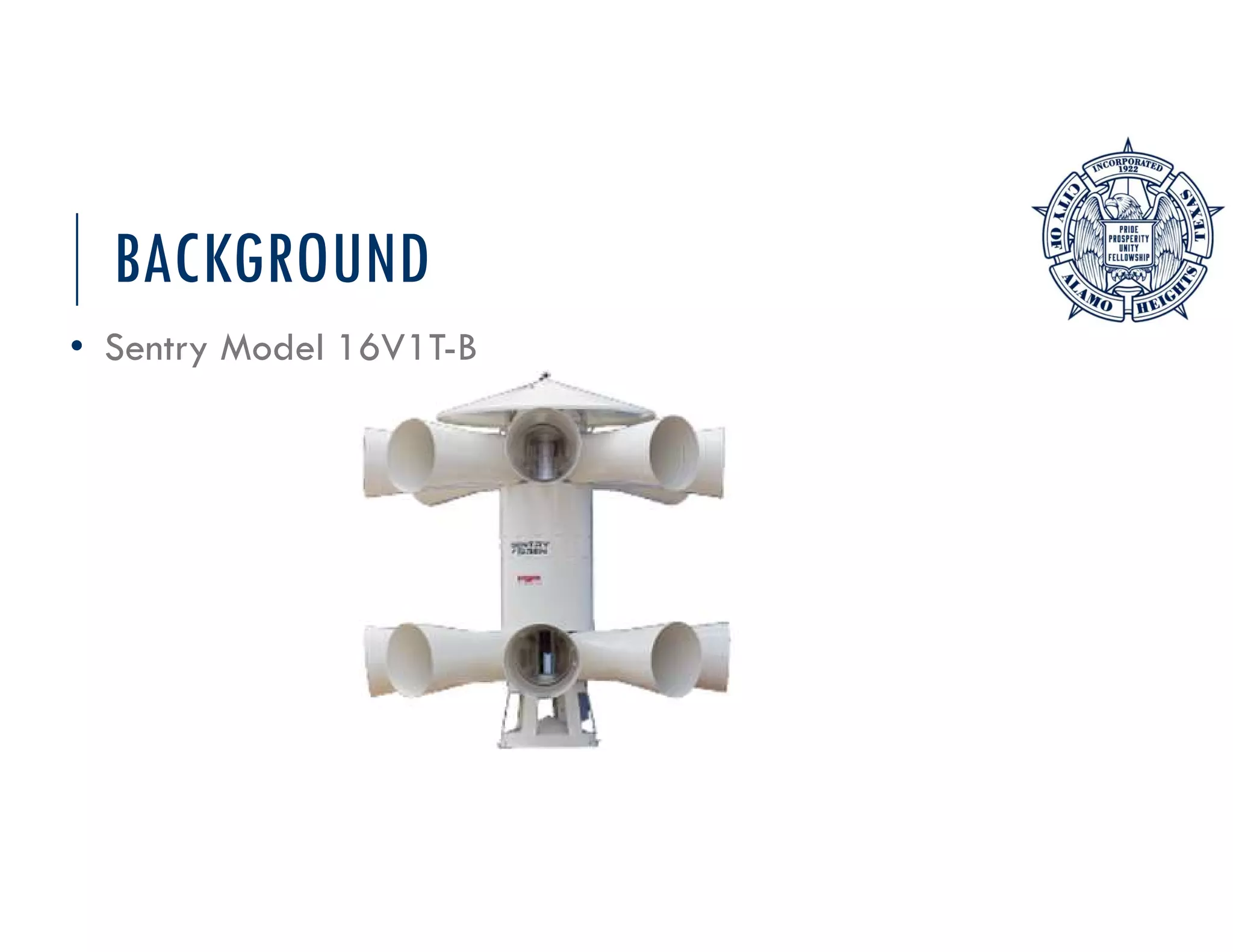 Item # 11 - PPT Emergency Warning Sirens | PDF