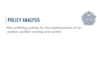 Item # 11 - PPT Emergency Warning Sirens | PDF