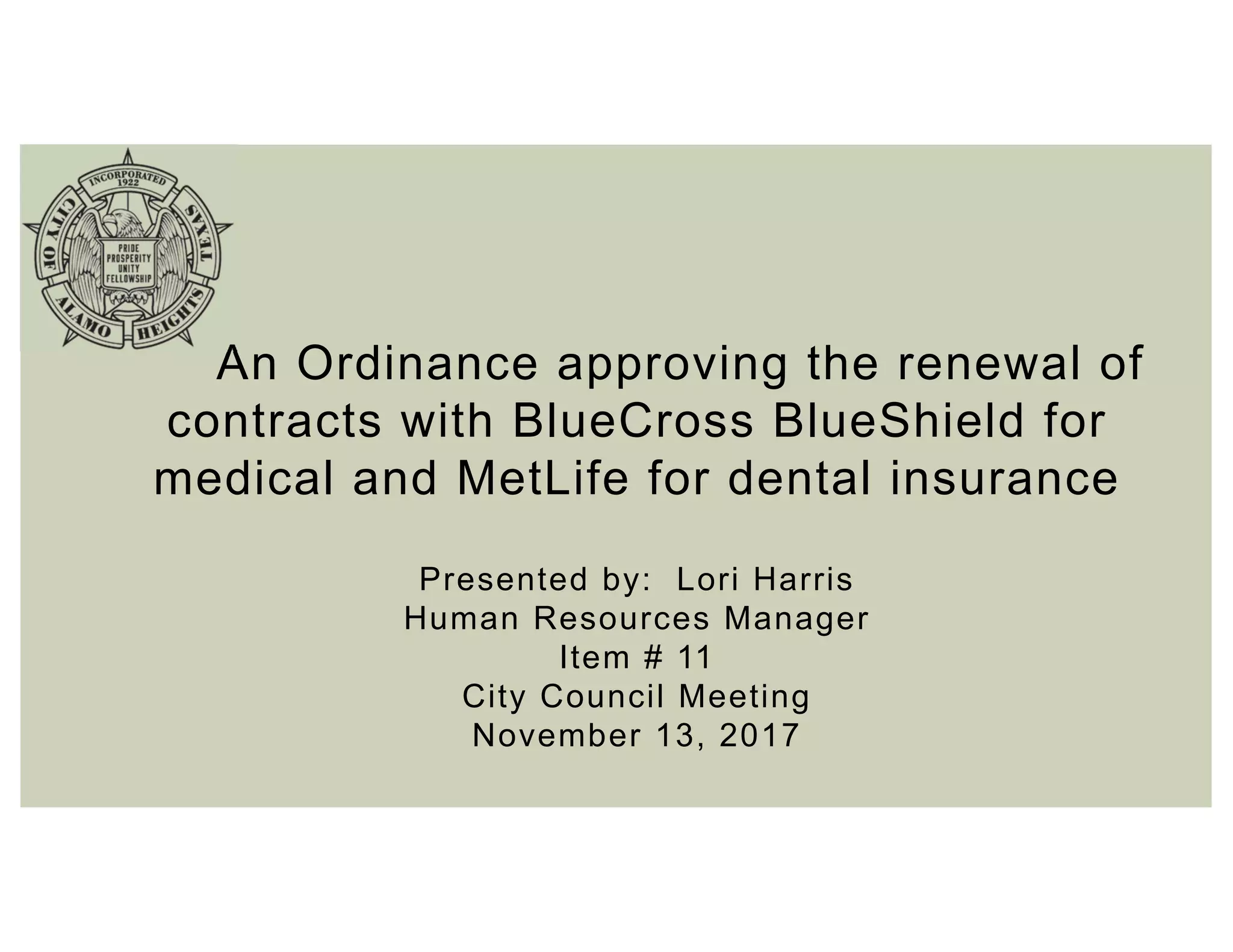 Item #11 PPT Insurance Renewal | PDF