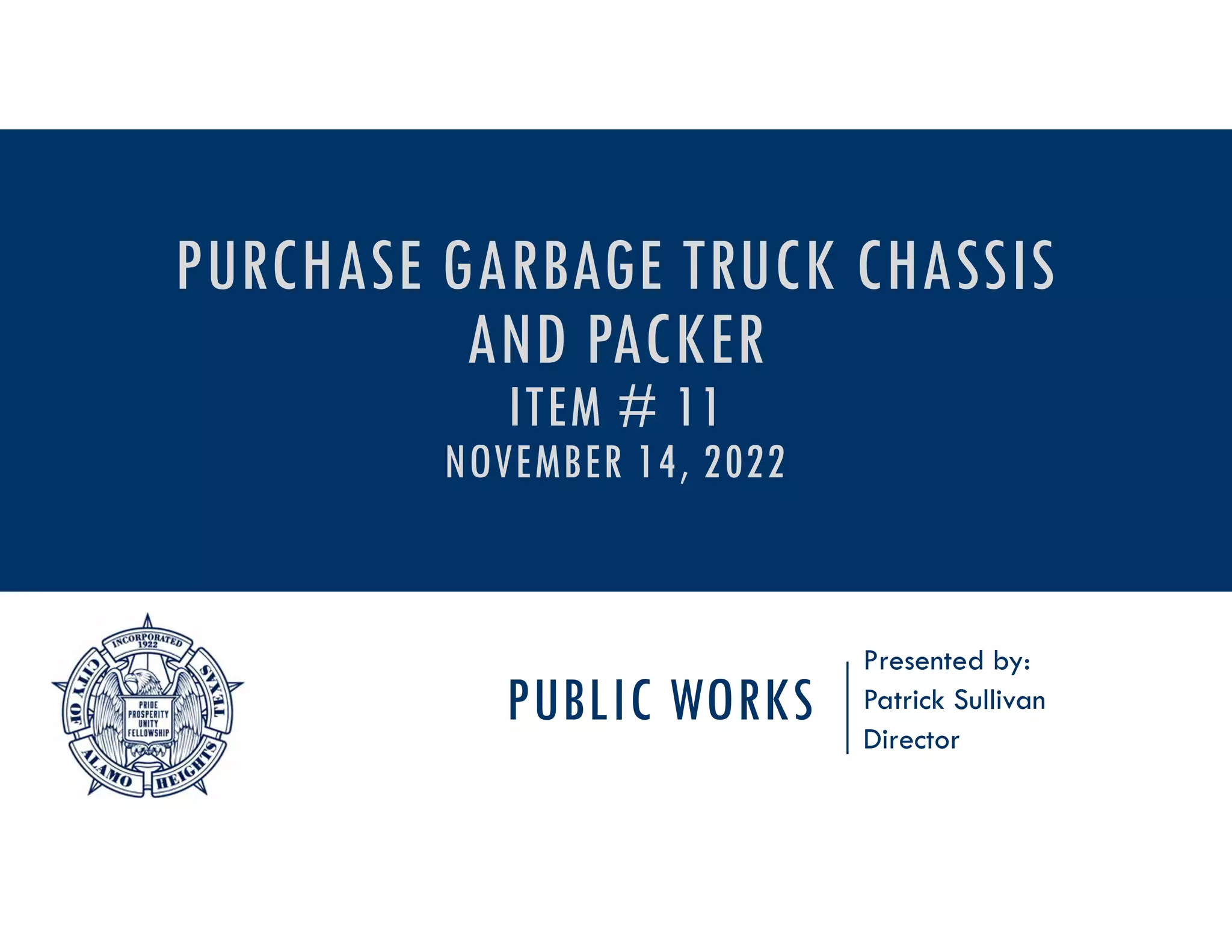 Item # 11 - PPT New Garbage Truck Chassis & Packer | PPT