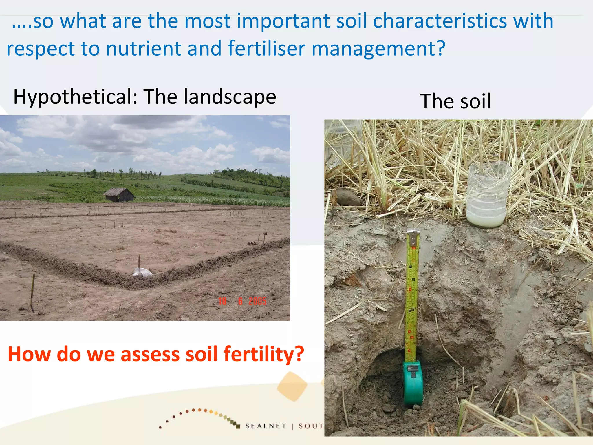Key soil fertility analyses | PPT