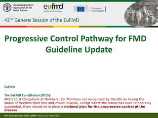 GS42 Item 12 Technical Guidelines and updated standards: position update, by M.McLaws (EuFMD ...