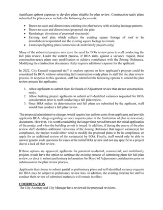 Item # 13 - Plan Review Process Revisions | PDF