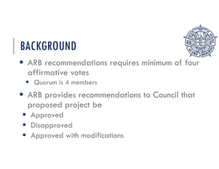 Item # 14 - PPT ARB Amendments | PPT