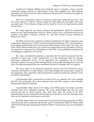 Item # 1a - February 10, 2025 CCM Minutes | PDF