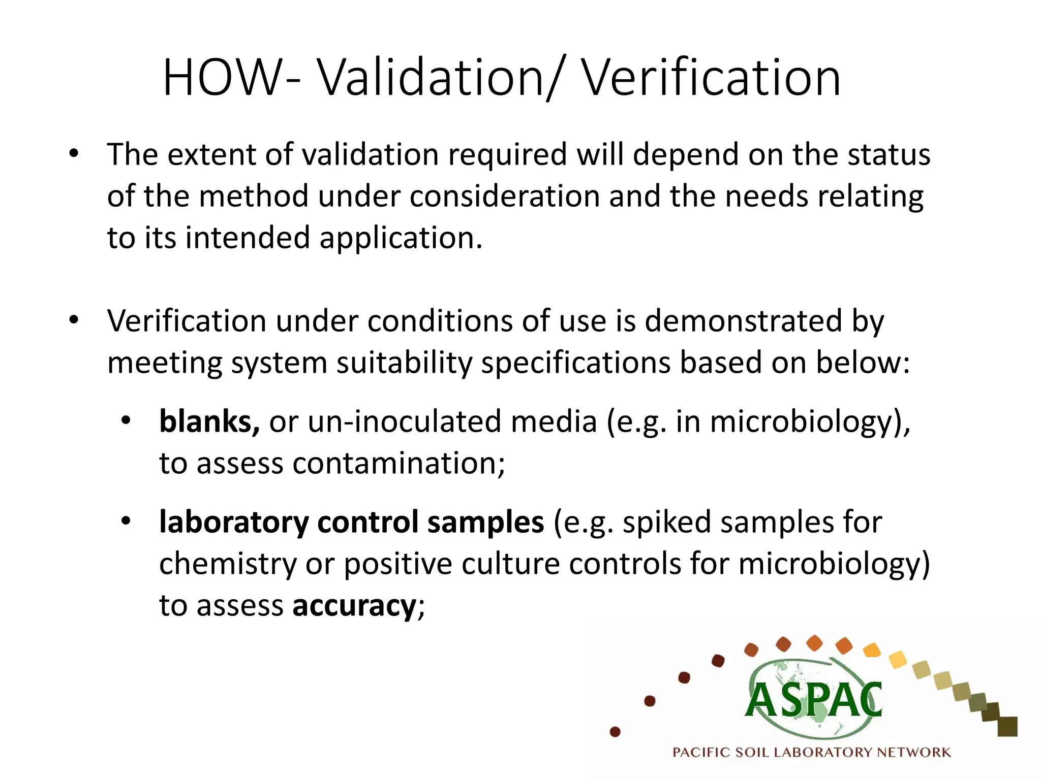 Item 2. Verification and Validation of Analytical Methods | PDF
