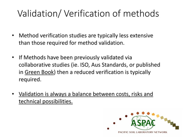 Item 2. Verification and Validation of Analytical Methods | PDF