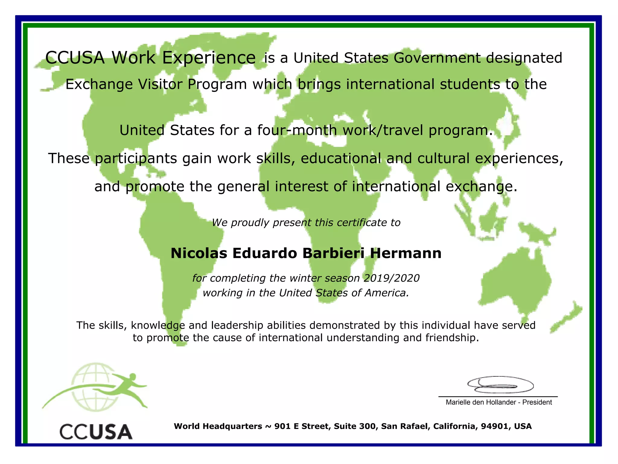 Work and Travel USA | PDF