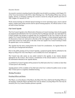 Item # 3 - Rules of Procedure Governing Council Meetings | PDF
