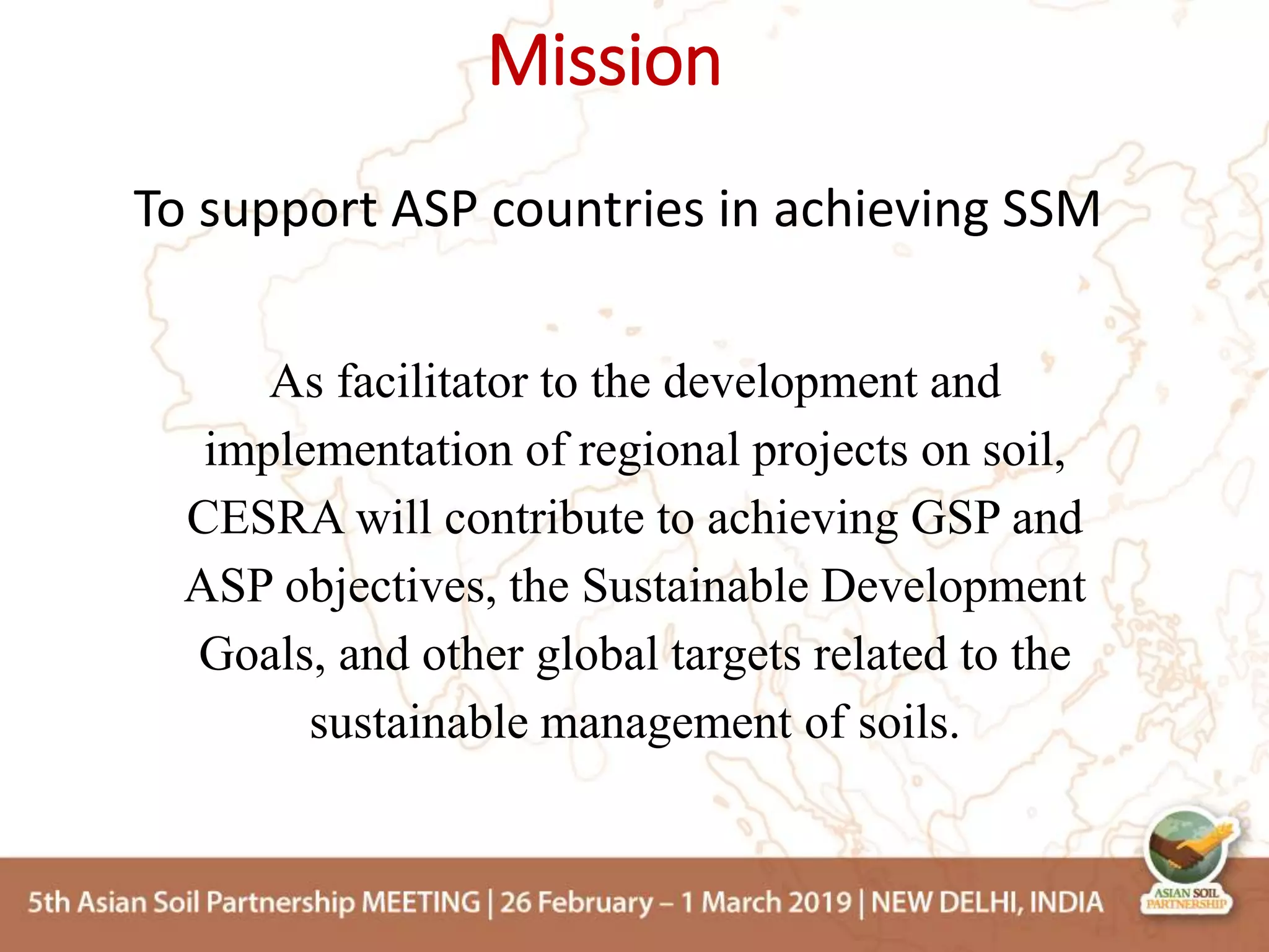 CESRA’s objectives and functioning | PPTX