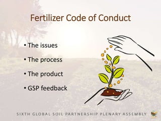 Code of Conduct for the Use and Management of Fertilizers | Debra ...