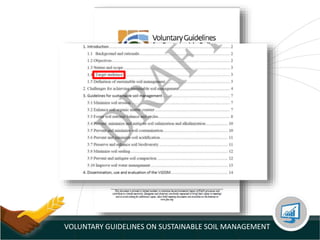 Voluntary Guidelines for Sustainable Soil Management | PPTX ...