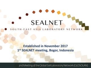 Item 4. Report from the Regional Soil Laboratory Network for Asia ...