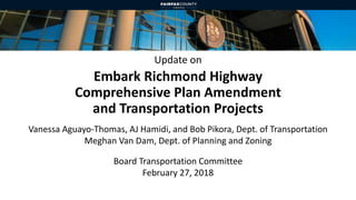Embark Richmond Highway Comprehensive Plan Amendment and Transportation ...