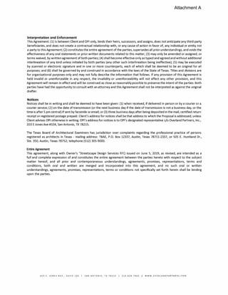 Item # 4 - Overland Agreement | PDF