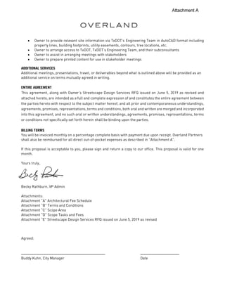 Item # 4 - Overland Partners -Professional Services Agmnt | PDF