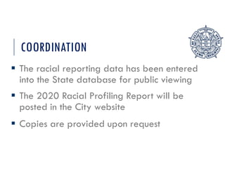 Item # 4 - PPT Racial Profiling Report | PPT